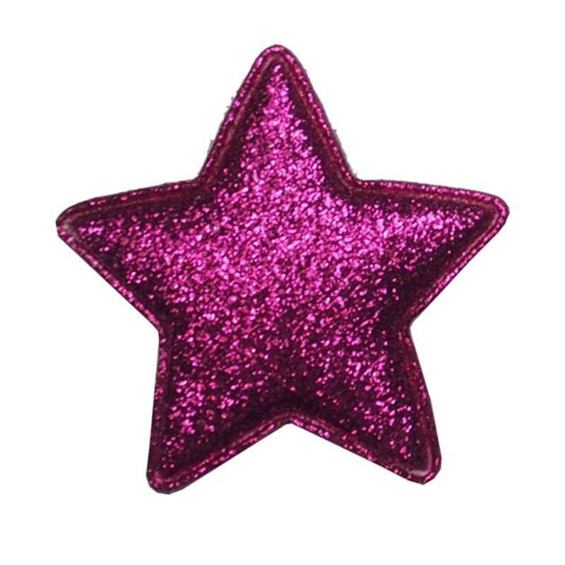 Etoile à appliquer thermocollante rose
